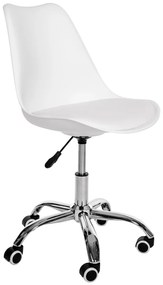 Otočná židle FD005 bílá