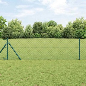 Oplocení na řetězcích se upevňuje na zem 25 x 0,4 m Zelená 3351082