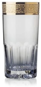 Bohemia Crystal Ručně broušené sklenice na vodu a nealko Romantic 350m