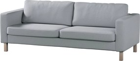 Potah na pohovku IKEA Karlstad 3-místná, nerozkládací, krátký barva šedá látka pletený vzor