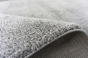 Berfin Dywany, Kusový koberec Microsofty 8301 Light grey, 80x150, šedá, kancelář