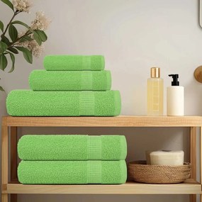 Ručníky FROGN 10 ks jablečně zelené 30x30 cm 360 g/m² 137018