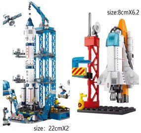 Stavebnice - vesmírná raketa Varianta: 107 + 1093 kostiček