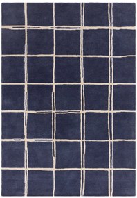 Tribeca Design Kusový koberec Swans Grid Marine Rozměry: 80x150 cm