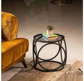 Asir | Odkládací stolek MIMO 40x40 cm černá | AS1593
