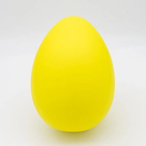 Velikonoční dekorace vajíčko, 30 cm, žluté, plast, venkovní