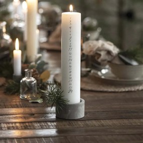 Ib Laursen betonový svícen Stillenat na adventní svíčku