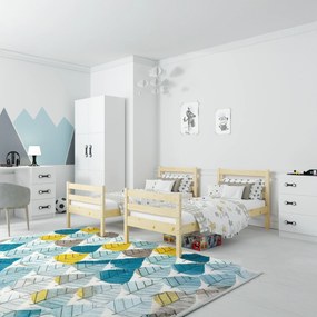 SMB Dětská patrová postel ELON, 190x90 cm Příplatkové varianty: Se šuplíkem