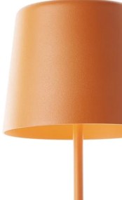 Brilliant G90939/77 Venkovní AKU stolní lampa KAAMI oranžová USB-A