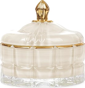 Côte Noire Art Deco svíčka Cream & Gold s vůní Blonde Vanilla