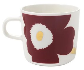 Hrnek Juhla Unikko Wine Red 2 dl Marimekko