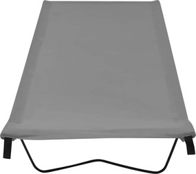 Kempingové postele 2 ks 180x60x19 cm oxfordská látka ocel šedé 312486