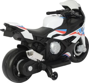 LEAN CARS Elektrická motorka na baterii BMW S1000RR 2156 bílá