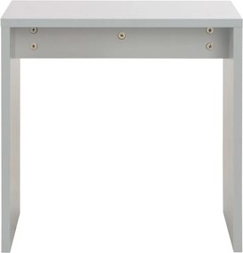 Toaletní stolek Gosnells se zrcadlem a stoličkou - šedý | 104x45x131 cm
