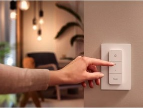 SADA 2x LED Stm. žárovka Philips Hue WHITE AMB. GU10/4,2W/230V + dimmer switch