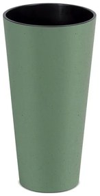 PROSPERPLAST Květináč - TUBUS SLIM Eco Wood Průměr: 25 cm, Barva: naturo