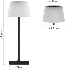 Stolní LED lampa Katie černá