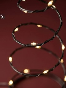 Sinsay - Vánoční dekorace ve tvaru stromu s LED světly - černá