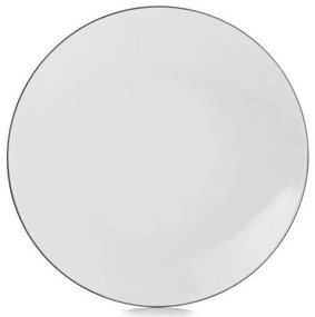 6x REVOL Equinoxe Mělký talíř 28 cm, White Cumulus RVBOX651439