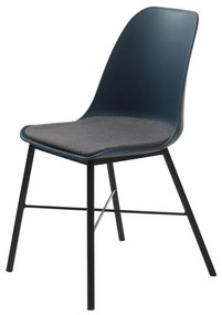 Designová židle Jeffery tmavě modrá