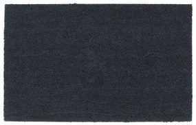 Rohožka před dveře tmavě šedá 50 x 80 cm kokosové vlákno 155587