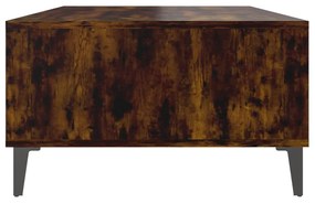 Konferenční stolek kouřový dub 103,5 x 60 x 35 cm dřevotříska - Default Title