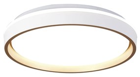 Mantra Verona, stropní svítidlo s dálkovým ovladačem LED 40W 2700-5000K, zlatá/bílá, průměr 40cm