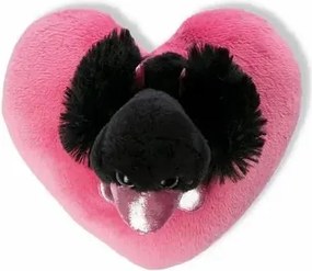 NICI plyš Love Černá labuť se srdíčkem 10cm / GREEN kolekce / od 0 měs