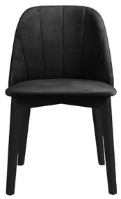 Jídelní židle STRAKOŠ DM68/N - černá, RIVIERA 96