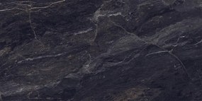 Mexen Sintra Černá vzorek glazovaného rektifikovaného gresu G1, dlaždice podlahová-nástěnná, vysoký lesk - TL204-00-S