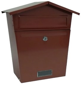 Poštovní schránka Modern, hnědá 365x365x133mm