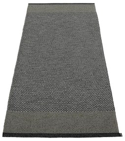 Vinylový koberec Pappelina EDIT Black/Charcoal/Granit Metallic velikost: 70x200cm