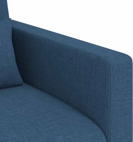 Set pohovek 2 ks Modrá textil 3407543