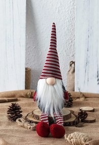Tutumi, vánoční trpaslík XXL 60cm YX063, šedá-červená, CHR-09642