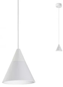 Redo Závěsné LED svítidlo Eiko, ø7,2cm Barva: Bílá