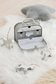 Závěsná dřevěná ozdoba koníka na kolečkách - 11,5*3,5*9 cm