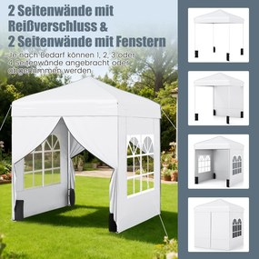 Costway Pop Up Pavilion Skládací zahradní altánek s odnímatelnými bočními