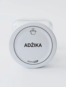 Samolepka na kořenky ADŽIKA průhledná 5 cm tučné písmo