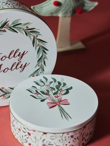 Sinsay - Kovové nádoby na potraviny s vánočním motivem 2 balení - vícebarevná