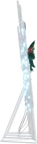 LED Sobové 4 ks Stříbrná 45 x 19 x 65 cm textil 3385894