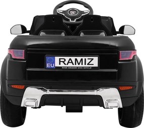 Ramiz Elektrické autíčko Rapid Racer pro děti, černé SUV + dálkové ovládání