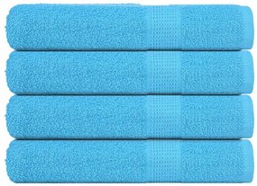 Ručníky FROGN 4 ks tyrkysové 100x200 cm 360 g/m² 136987