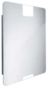 Nimco - Zrcadlo s LED osvětlením, 60x80 cm, hliník ZP 21002