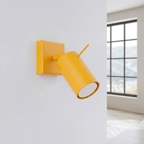 Sollux Lighting Nástěnné svítidlo RING žluté
