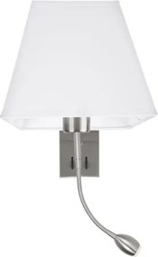 Nástěnné svítidlo NOVA LUCE VALENCIA E27 + LED na čtení 3000K 8127402 bez žárovky