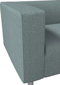 Potah na pohovku IKEA  Klippan 2-místná barva modrá látka pletený vzor