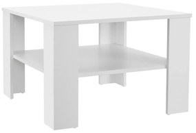 Juskys Konferenční stolek 60 x 60 x 40 cm bílá