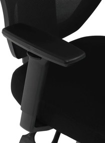 Ergonomická kancelářská židle EVRON - černá síťovina