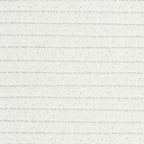 vidaXL Koš na prádlo a bílý Ø 60 x 36 cm bavlna [358475] Barva: Béžová