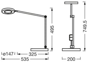 Ledvance - LED Stmívatelná lampa SUN@HOME LED/20W/230V 2200-5000K CRI 95 Wi-Fi